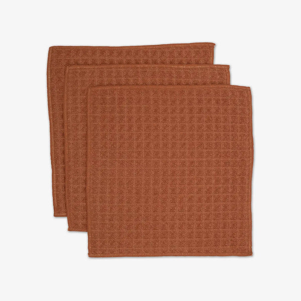 Clay Waffle Washcloth Set | Geometry | Northlight Interiors ...