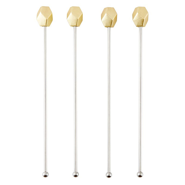 Geometric Gold Stir Sticks | Northlight Interiors - Northlight ...